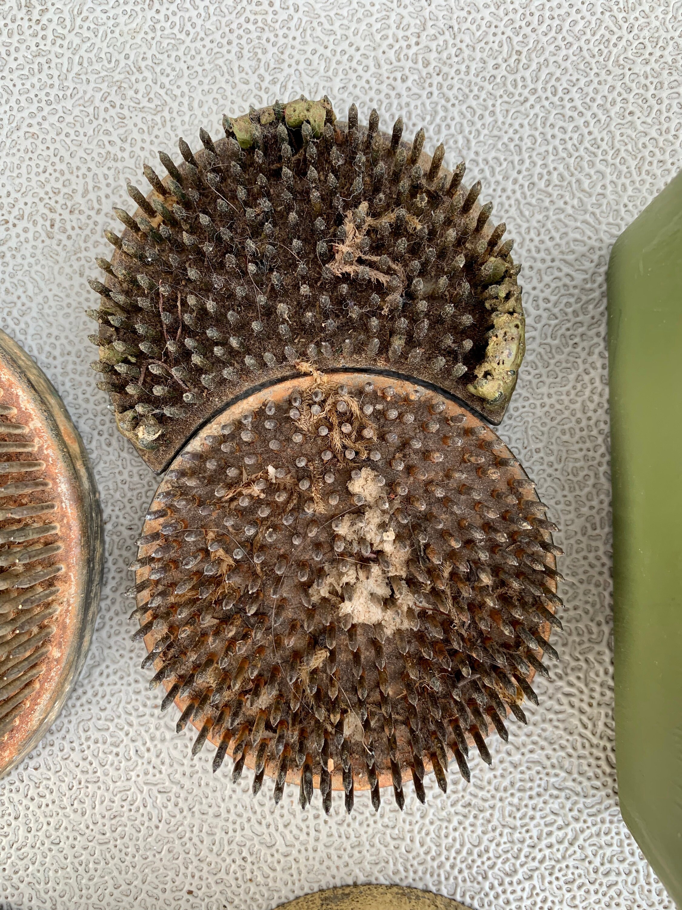 Vintage Metal Spiked Flower Frog Lot of 6 Collectible Flower Frogs Home ...