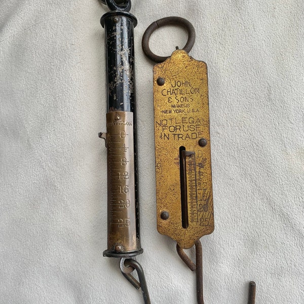 Antique Chatillon Hanging Scale - Etsy