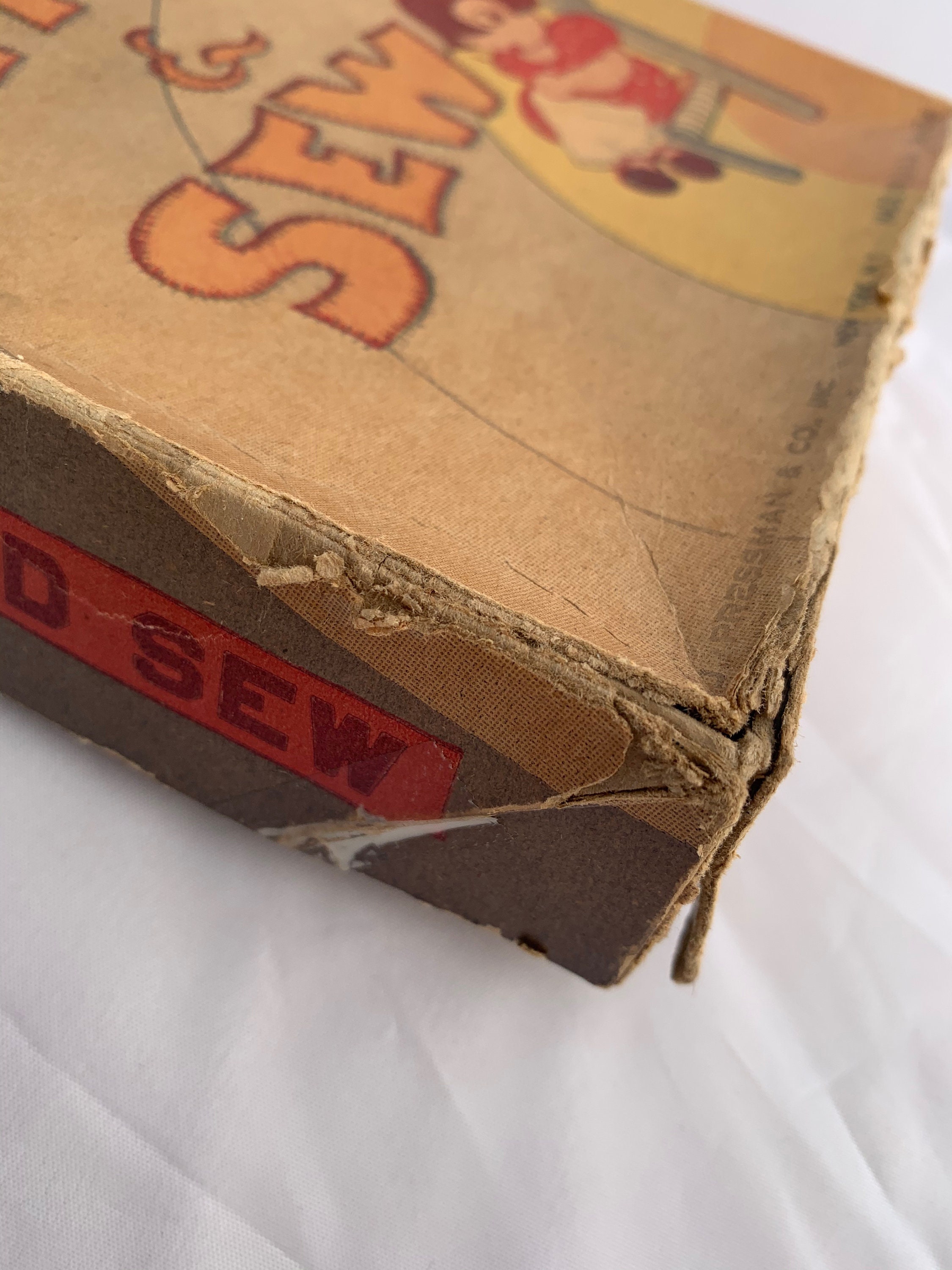 Art Deco Paper Dolls Childs Stitch and Sew Kit Box 1920s J. Pressman Co ...