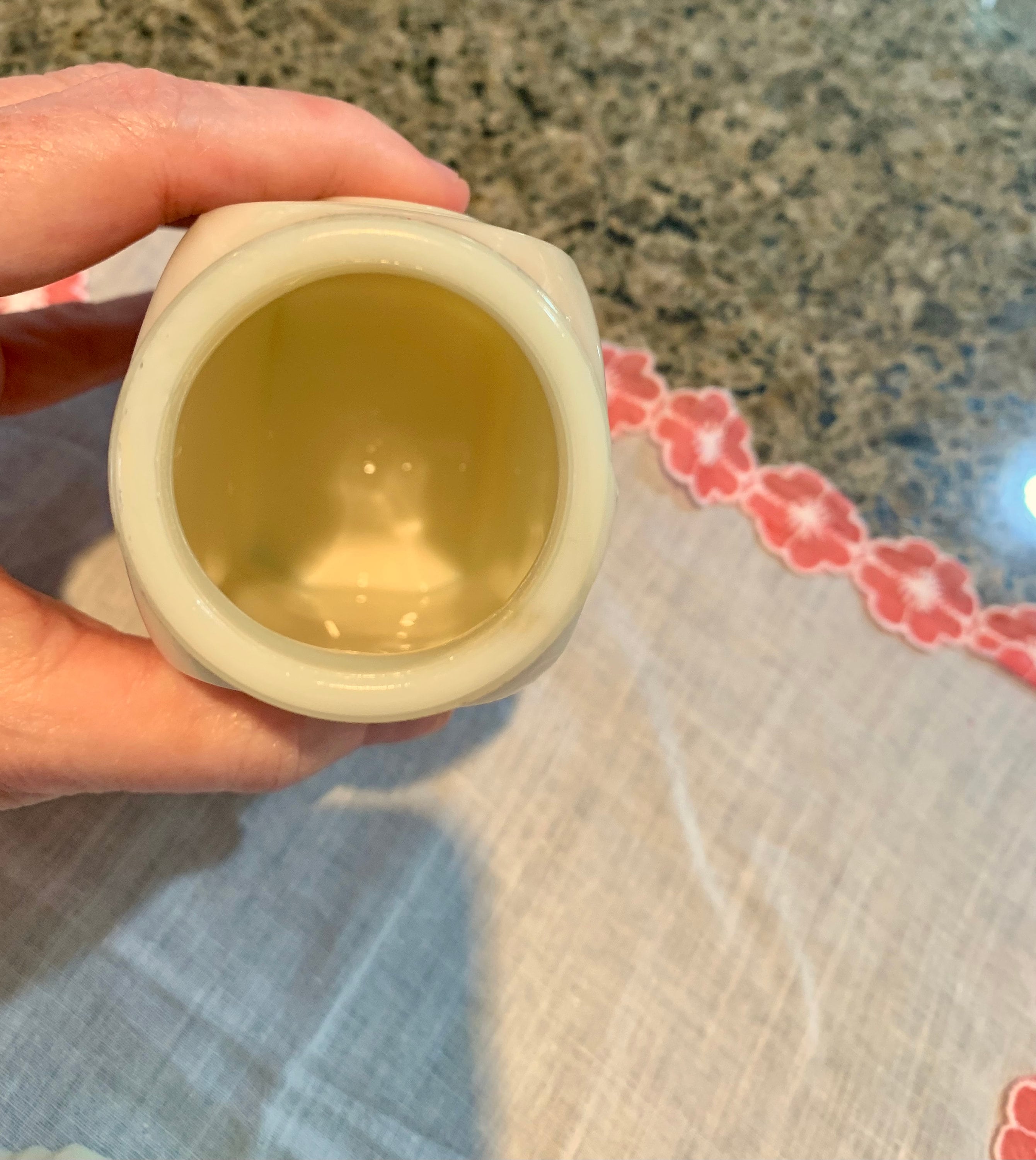 Mckee Custard Glass Romans Archers Set Sugar and Flour Shakers Script ...