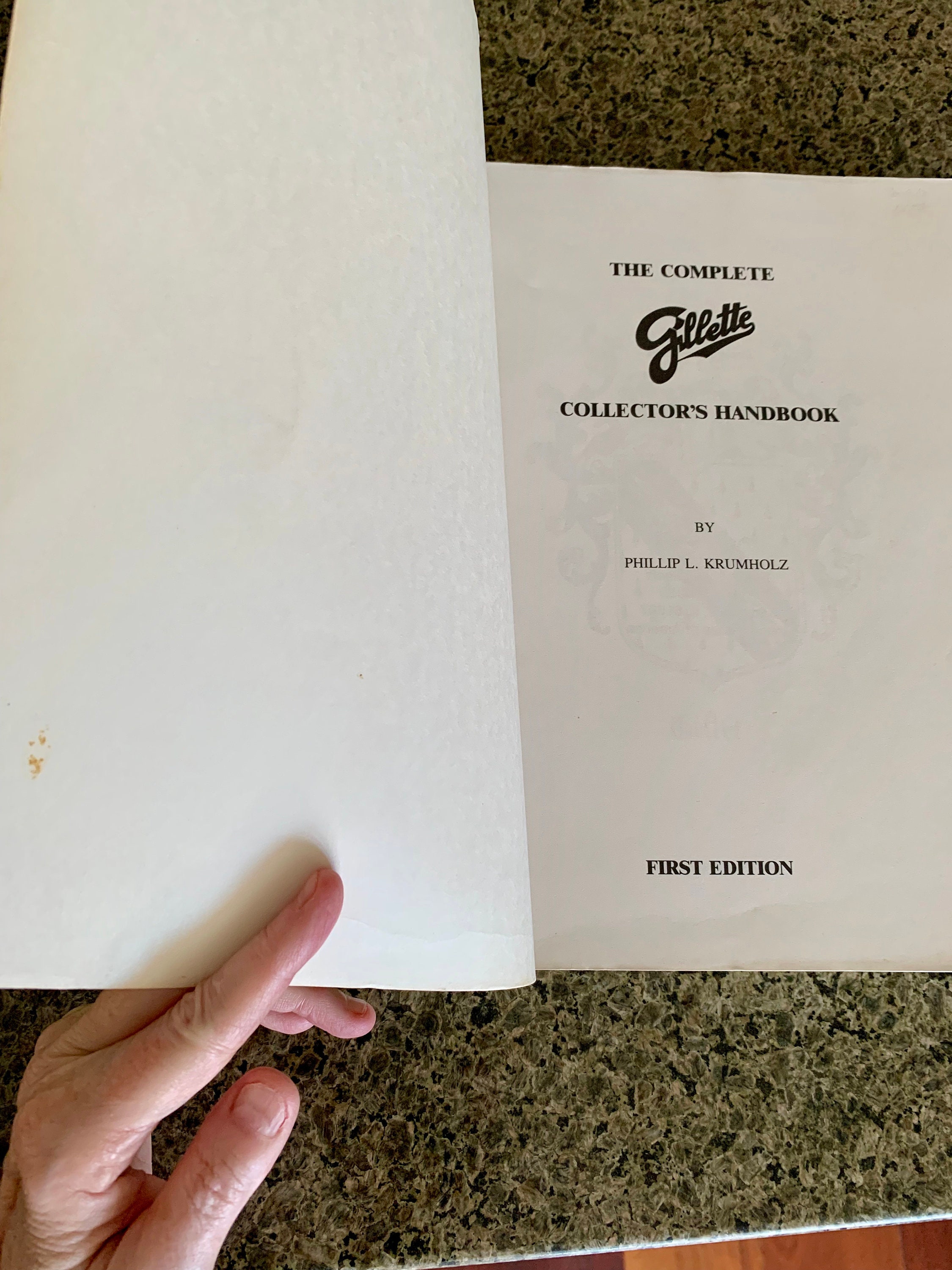 1st Edition Book / Gillette Book Phillip Krumholz / 1992 the Complete ...