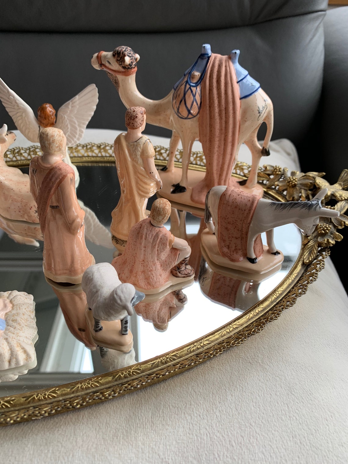 Vintage Christmas Nativity Set Ceramic Hand Painted Nativity | Etsy