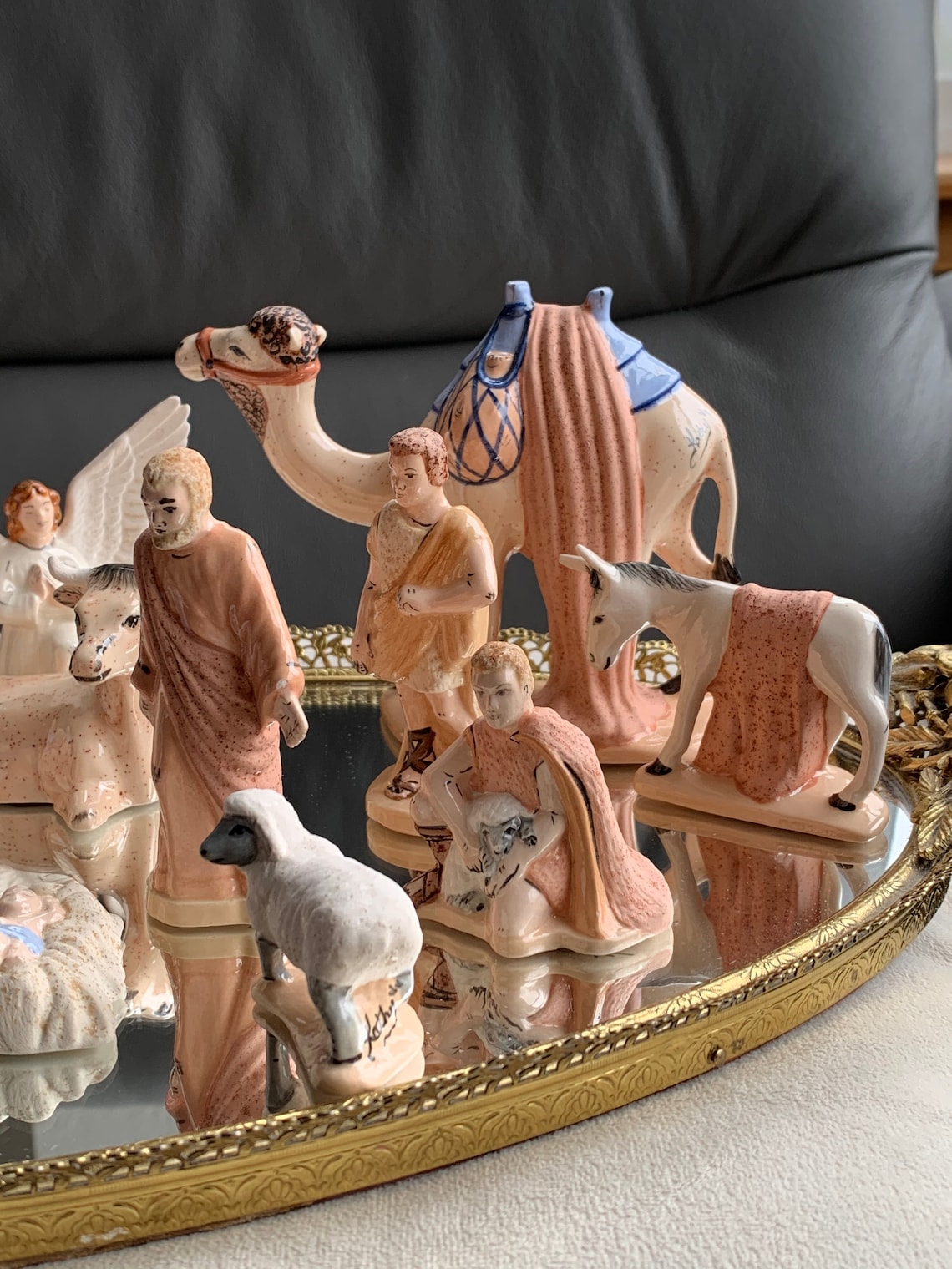 Vintage Christmas Nativity Set Ceramic Hand Painted Nativity | Etsy