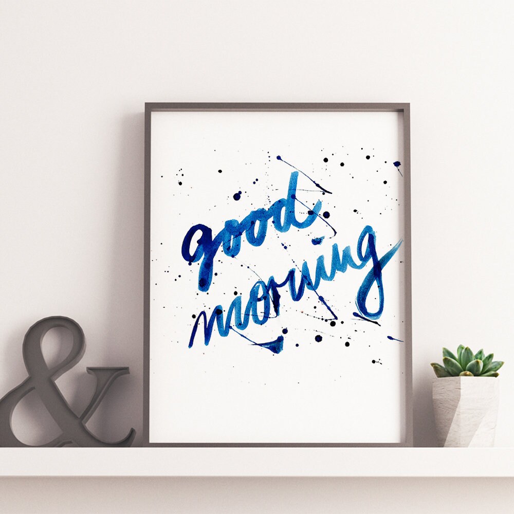 Art Print good Morning - Etsy