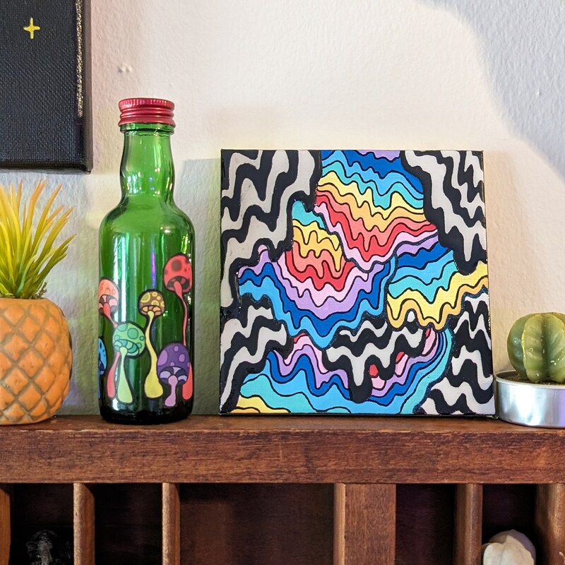 Drippy Watercolor - Etsy