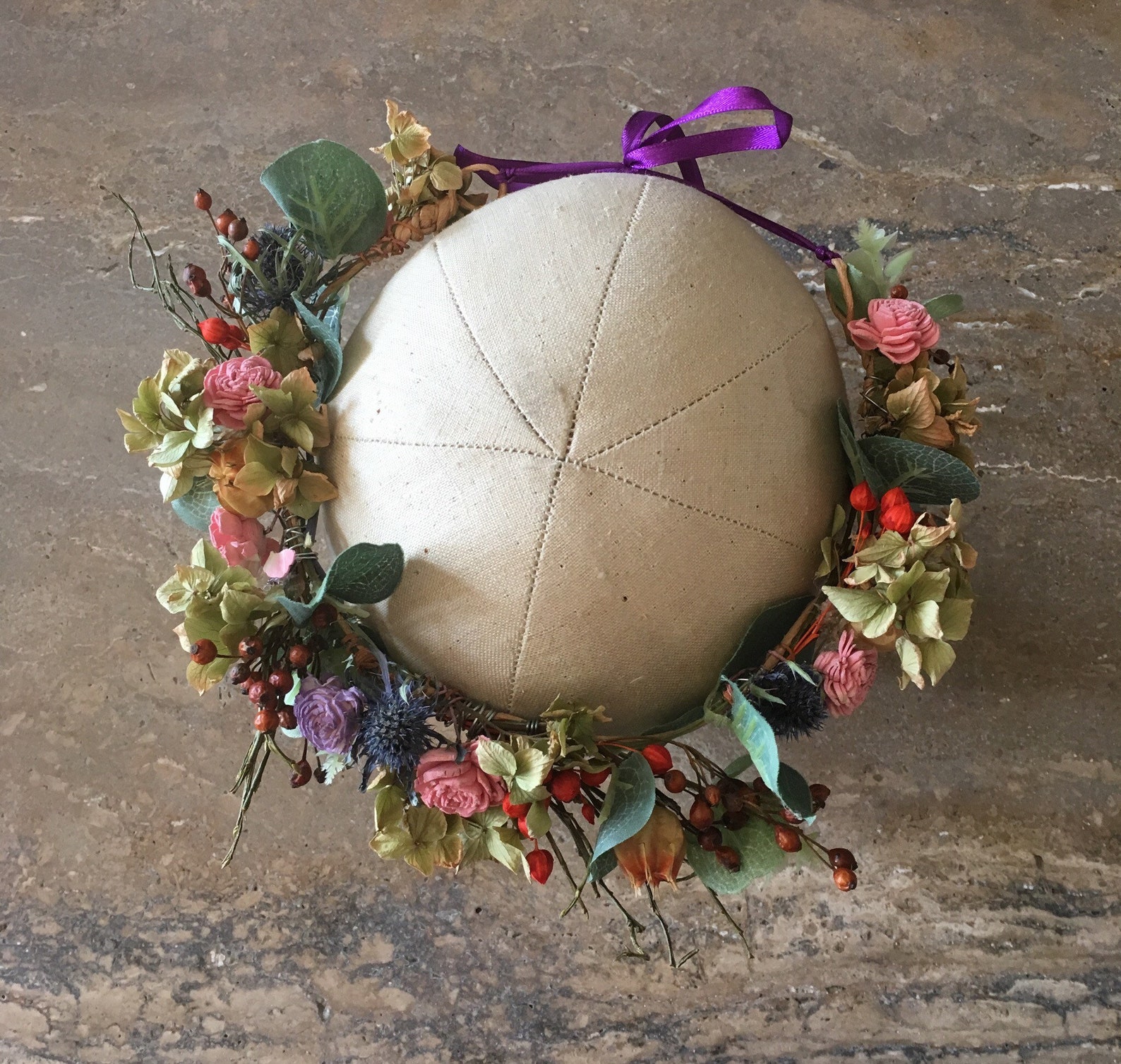 Wild Flower/woodland Wedding Flower Crown - Etsy