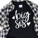 Big Sis Iron On/ Big Sister Announcement, Pregnancy Announcement, Big ...