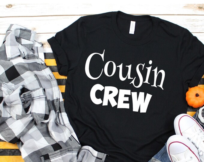 Cousin Crew Iron On/ Letter Iron on / Iron on / Heat Transfer - Etsy