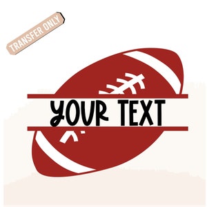 Custom Football Name or Text Transfer Football Ball - Etsy