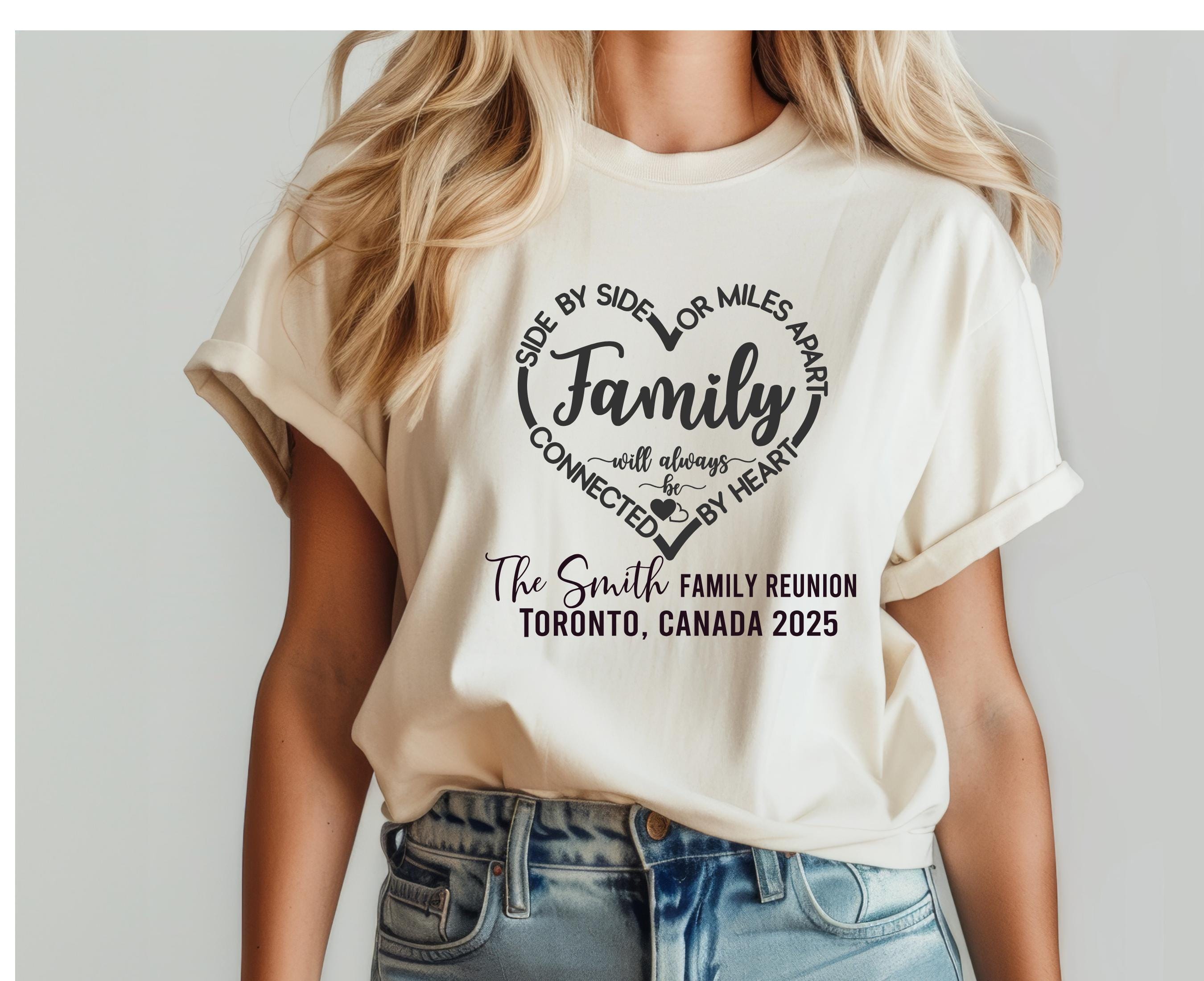 Family Reunion Heart Design Iron-on Transfer - Etsy