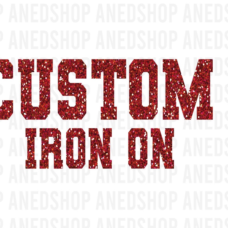 Custom Iron on Vinyl Letter - Etsy