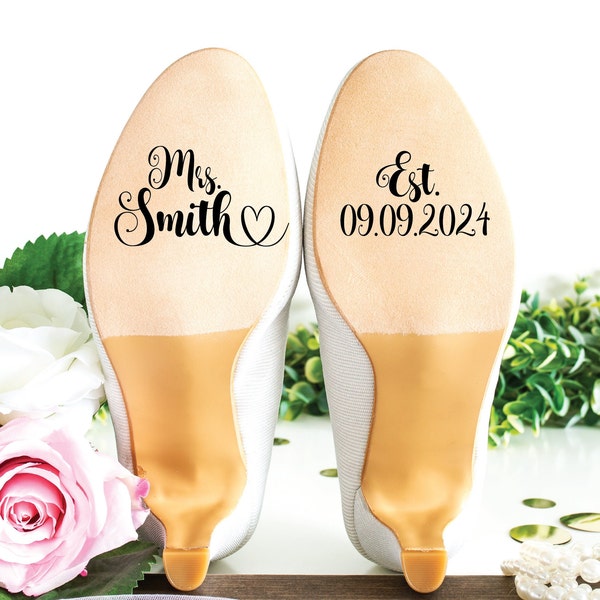 Wedding Shoe Sticker - Etsy