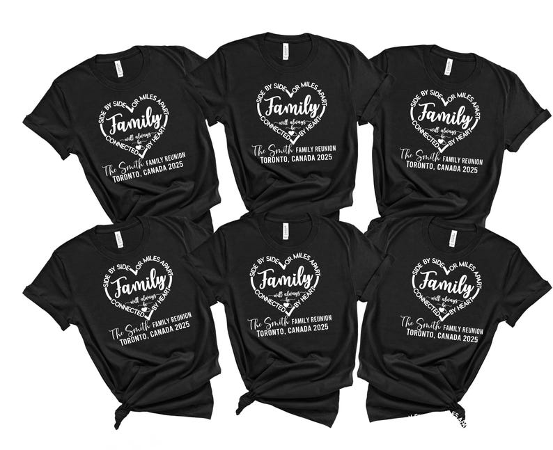 Family Reunion Heart Design Iron-on Transfer - Etsy