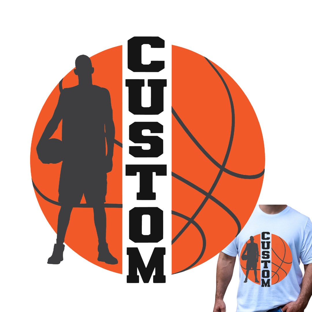 Custom Basketball Name Iron on Transfer, Basketball Iron on Transfer ...