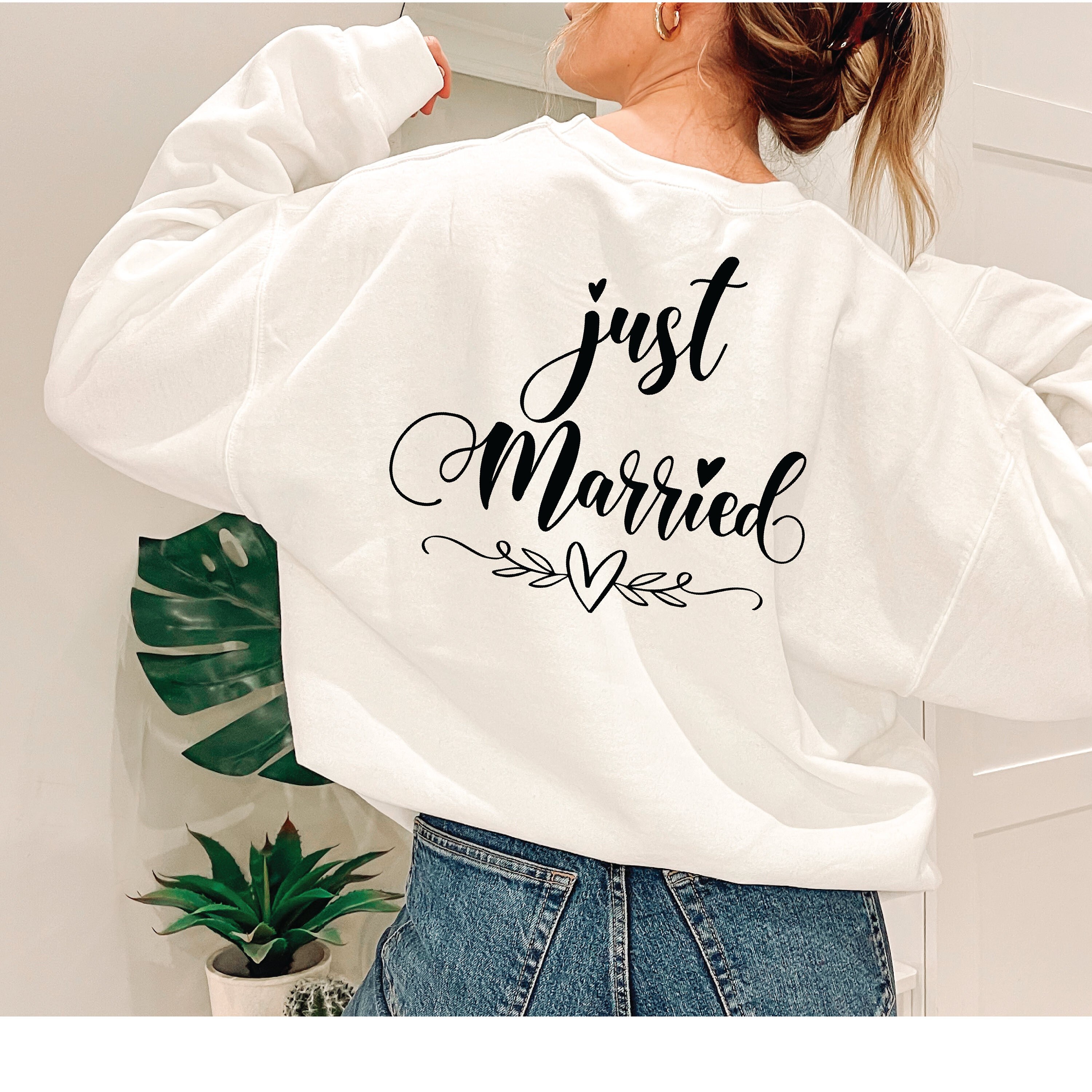 Just Married Iron on for Denim Jacket Iron on for Bride Robe. - Etsy