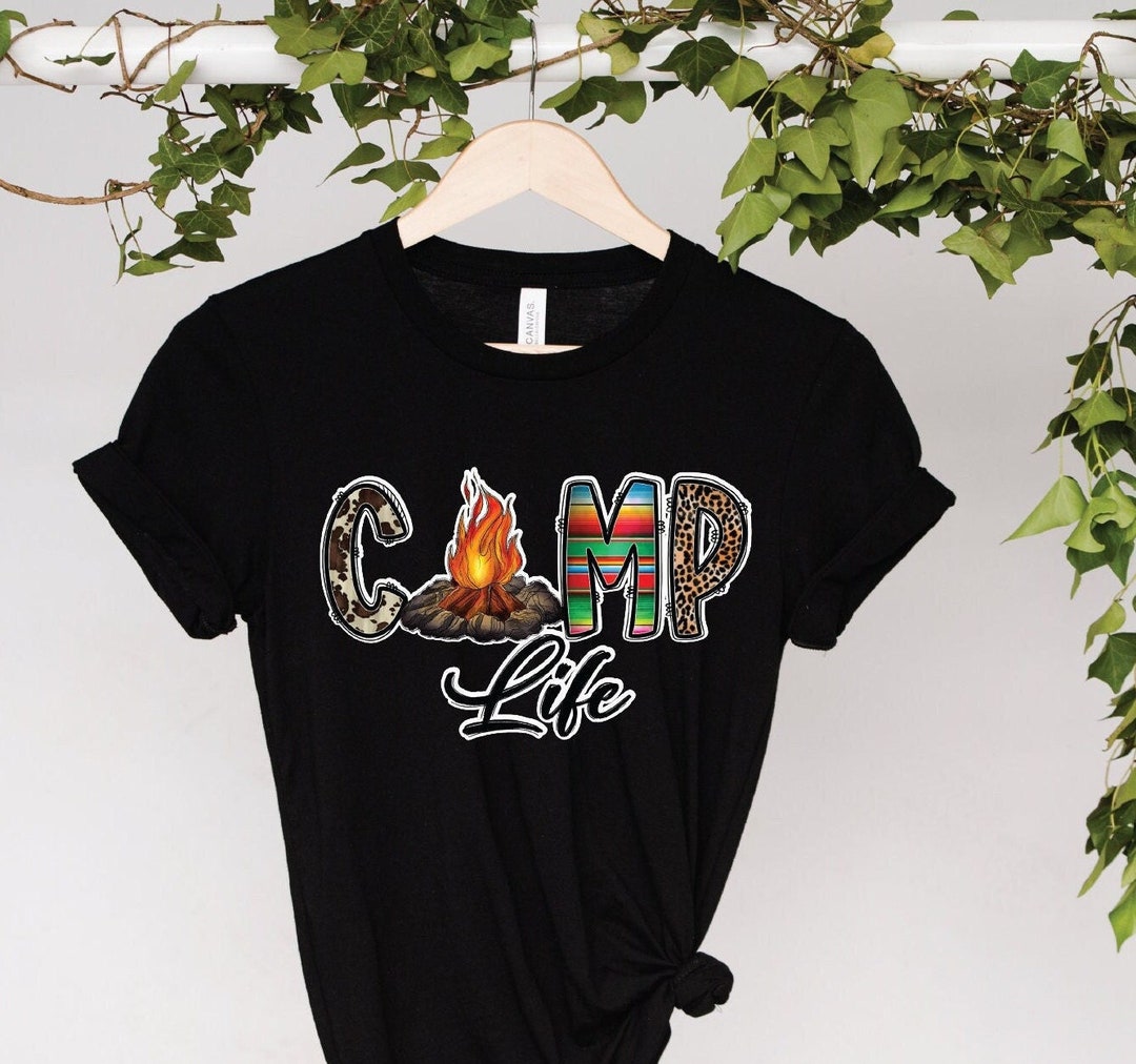 Camp Life Iron On, Camp HTV Transfer Ready to Press/ Printable Htv ...