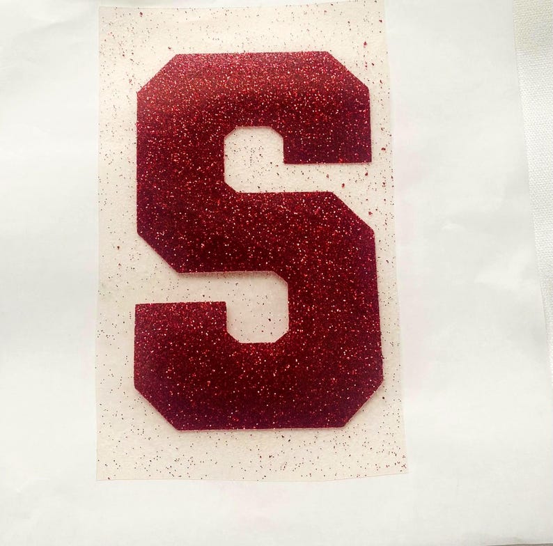 Varsity Letter Iron-on: DIY Senior Outfit, Cotton & Polyester - Etsy