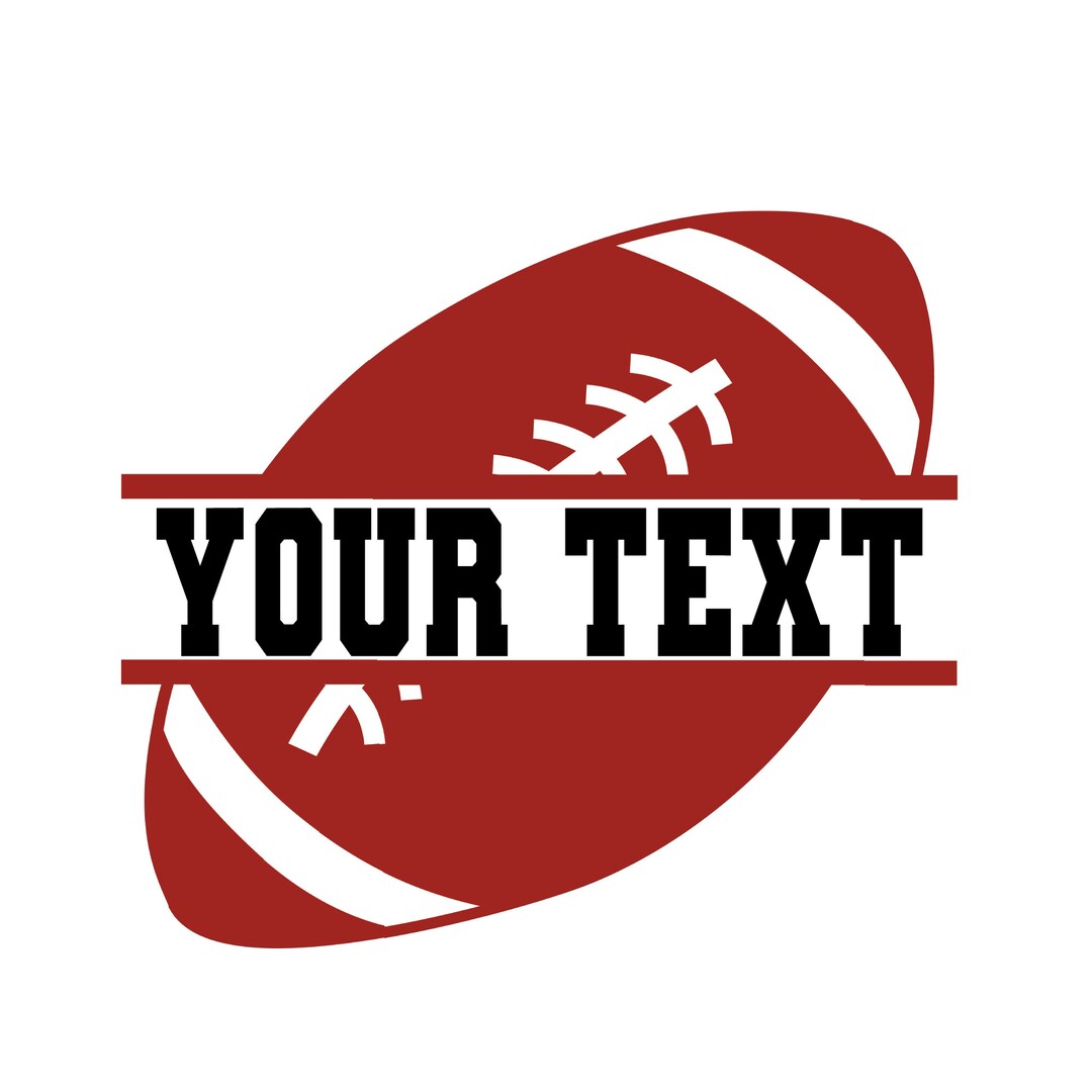 Custom Football Name or Text Transfer, Football Ball Personalized ...