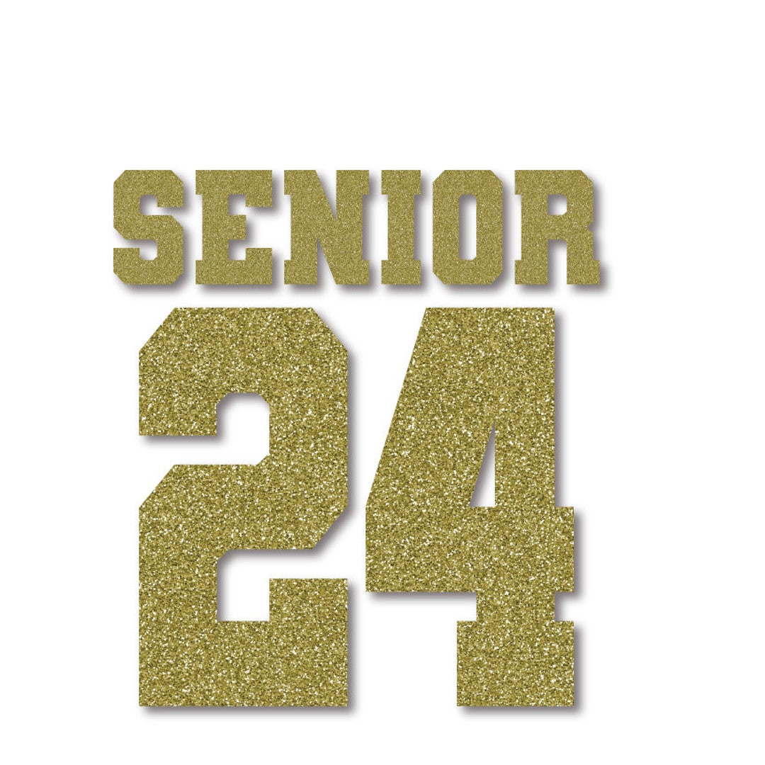 2024 Grad Iron on Decal Class of 2024 Senior 2024 on N Decal Graduation ...
