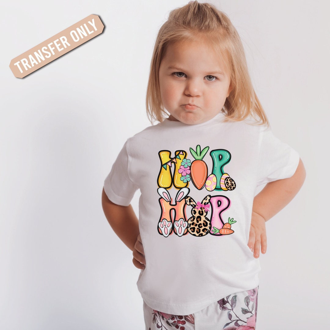 Hip Hop Bunny Easter Iron on Transfer, Hip Hop Transfer, Easter ...