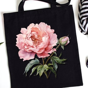 Flower Iron on Transfer Peonies Flower Heat Transfer Design Floral ...