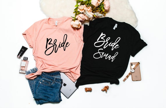 Bride Iron on Decal/ Decal Wedding Party/ DIY Wedding | Etsy