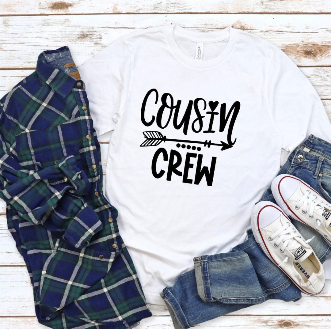 Cousin Crew Iron On/ Letter Iron on / Iron on / Heat Transfer - Etsy