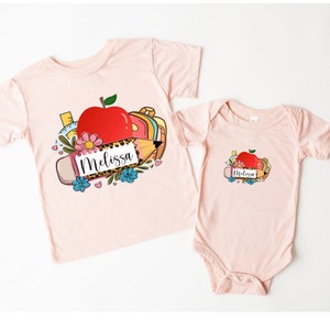 School Shirt Design Iron on Transfer Personalized School T-shirt Iron ...