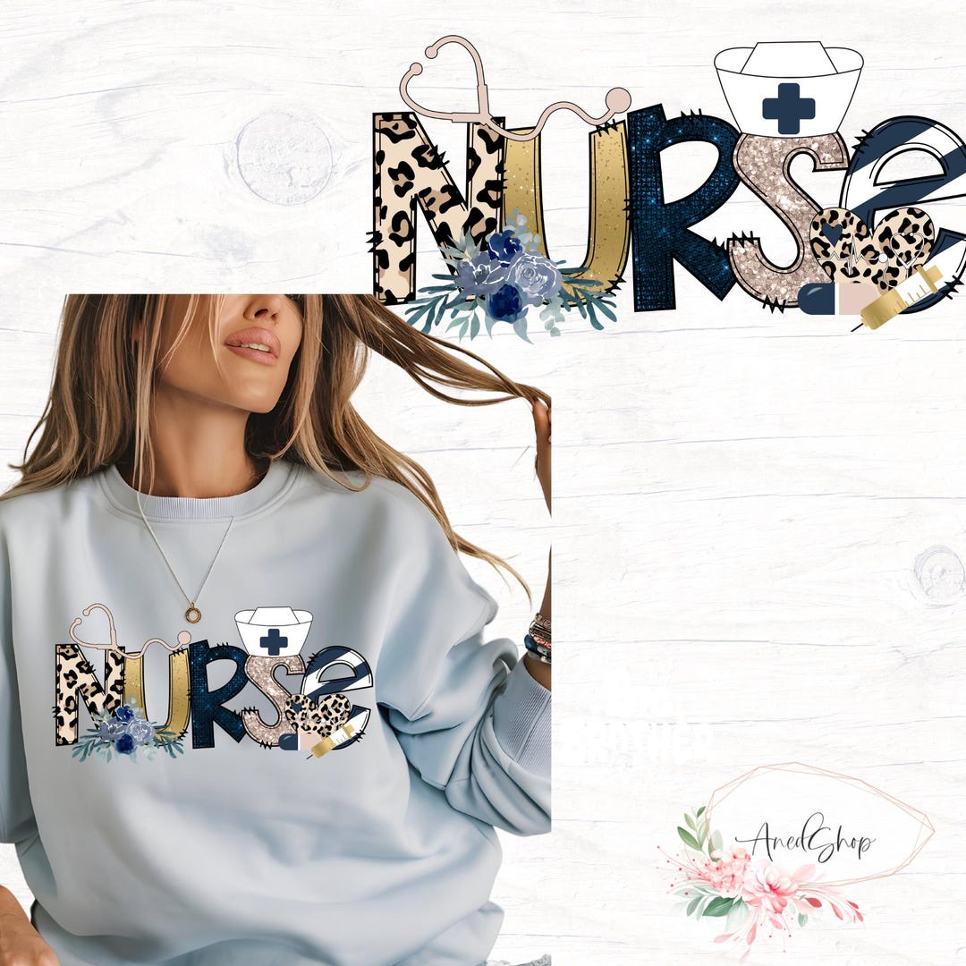 Nurse Iron-on Transfer: DIY Shirt Decal, Nurse Gift - Etsy
