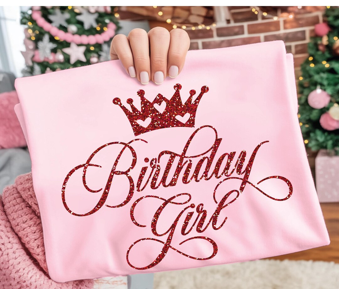 Birthday Girl Iron-on Transfer, DIY Shirt Decal - Etsy