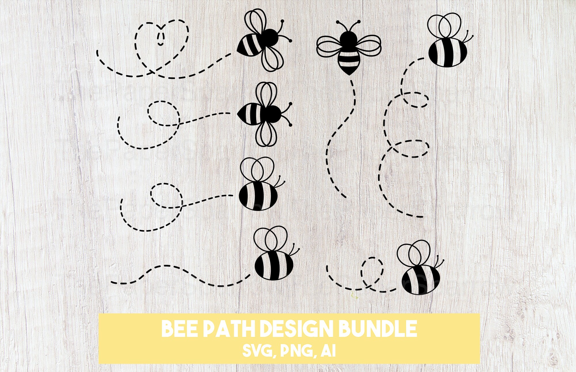 Bee Svg Cut File for Cricut or Silhouette - Etsy