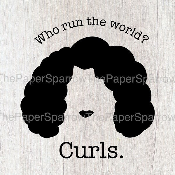 Curly Hair Svg - Etsy