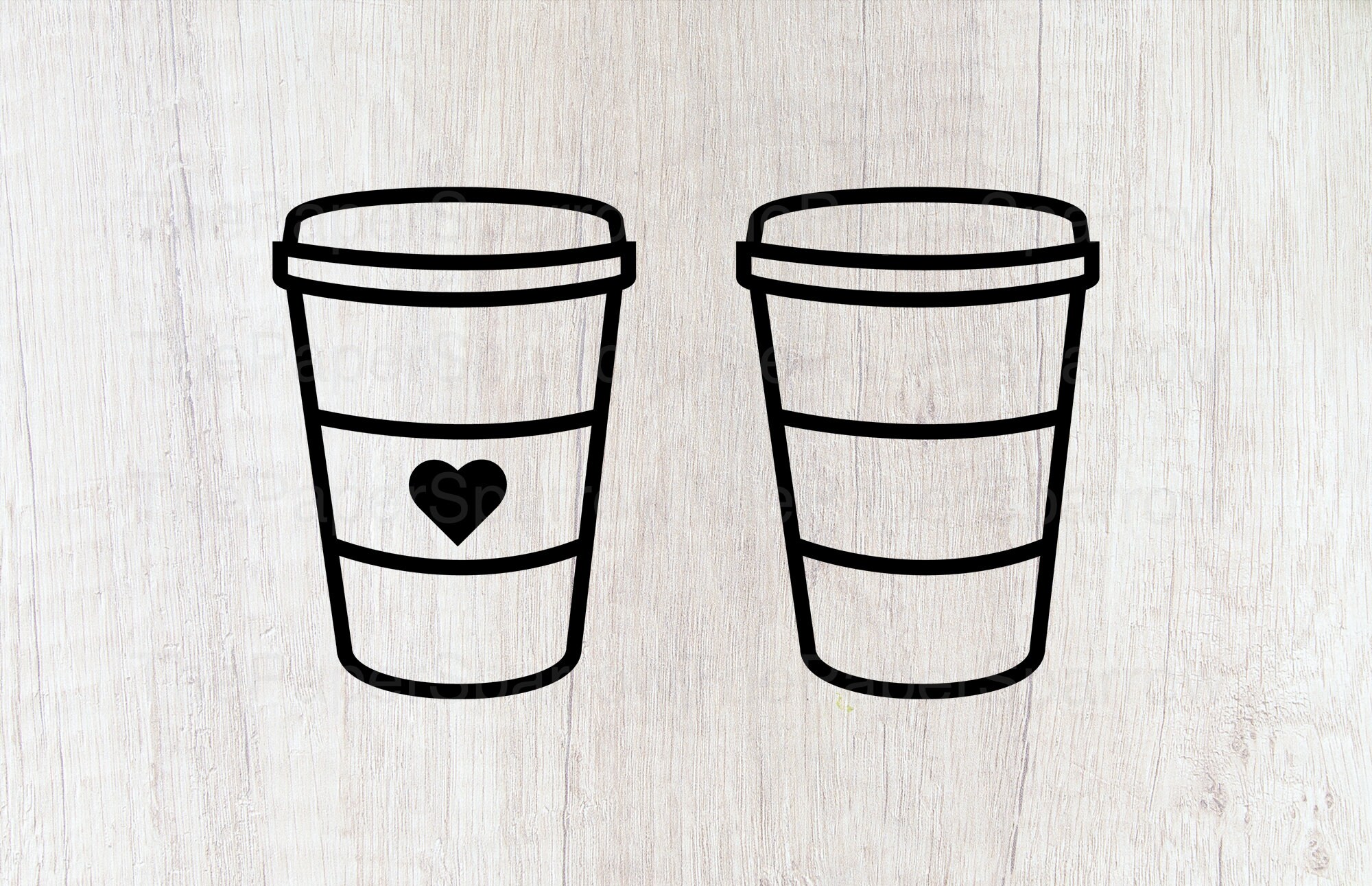 Coffee Cup Svg - Tumbler Svg Cut File Designs for Cricut and Silhouette ...
