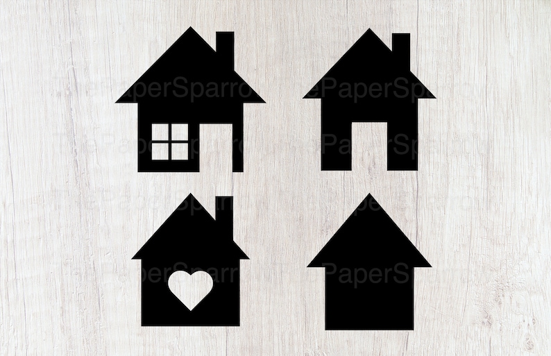 House Svg - Simple House Cut Files for Cricut and Silhouette - Etsy