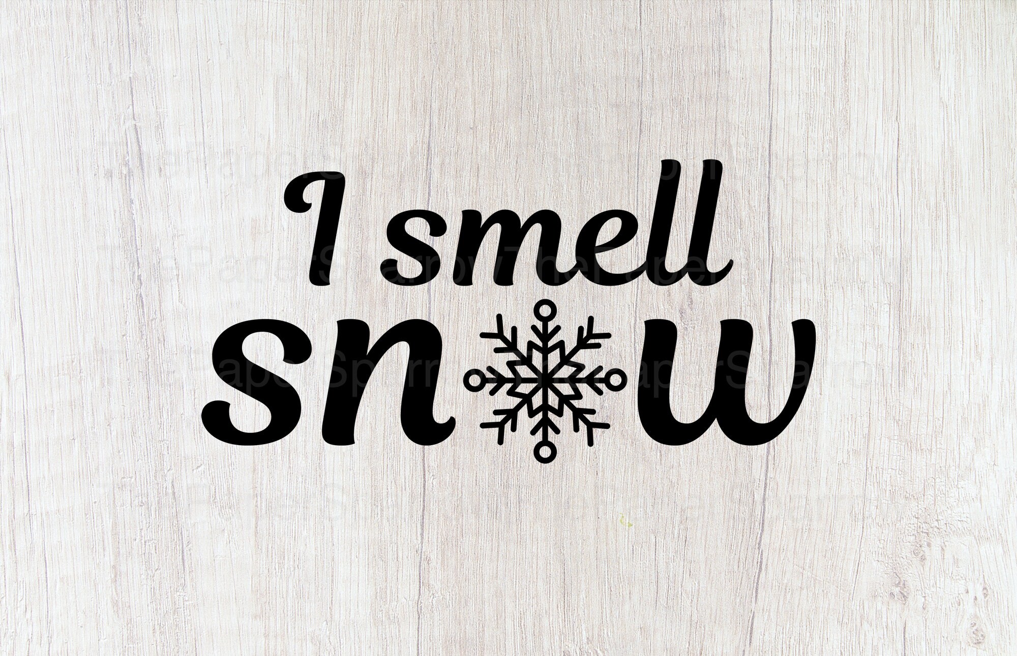I Smell Snow Svg Cut File Design for Cricut - Etsy