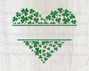 Shamrock Frame Svg - Etsy