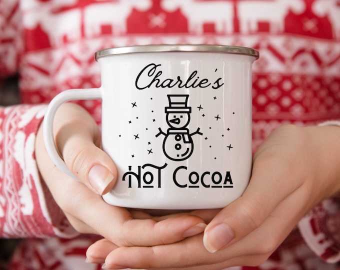 Personalized Kids Hot Cocoa Cup, Custom Hot Chocolate Mug, Custom Kids ...