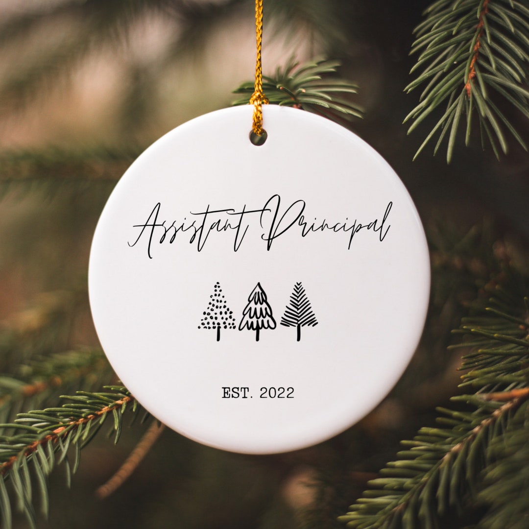 Assistant Principal Est. 2024 Ornament, Principal Ornament, Boss ...