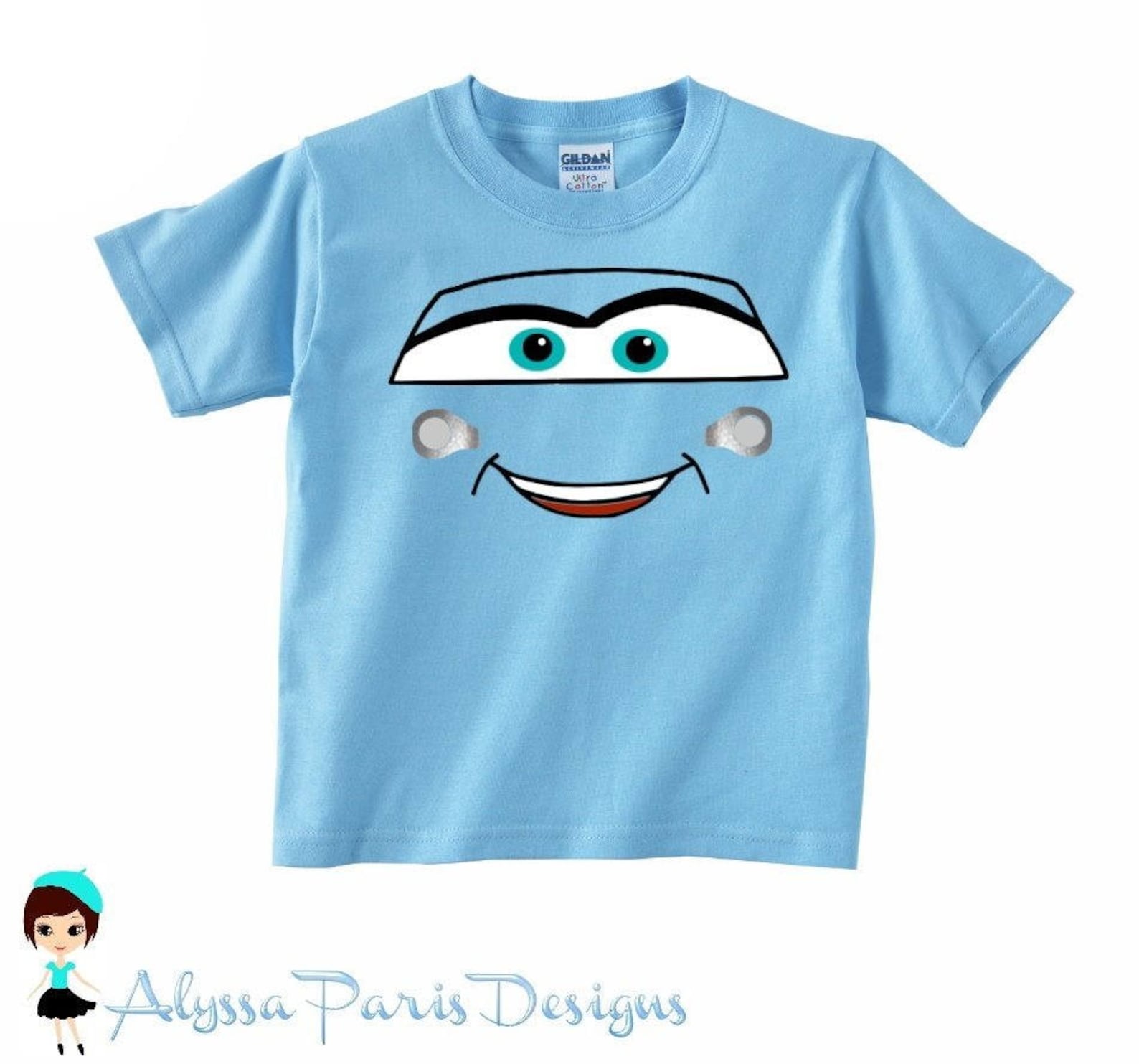 Sally Carrera Cars inspired shirt | Etsy