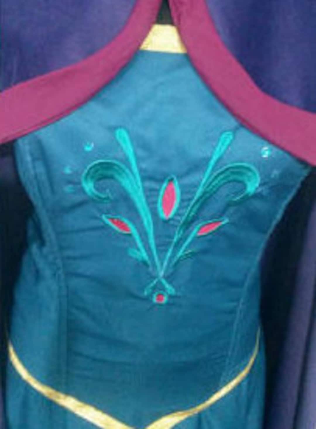 Princess Elsa Coronation Dress Embroidery Pattern Design - Etsy