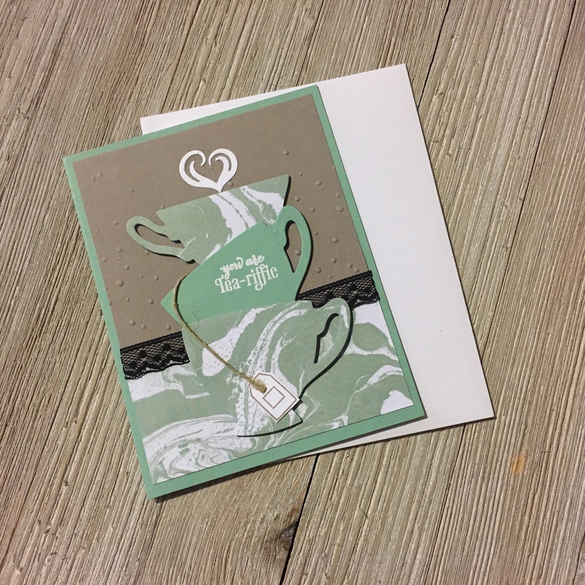 You Are Tea-riffic Friendship Cards / Handmade Greeting Cards - Etsy