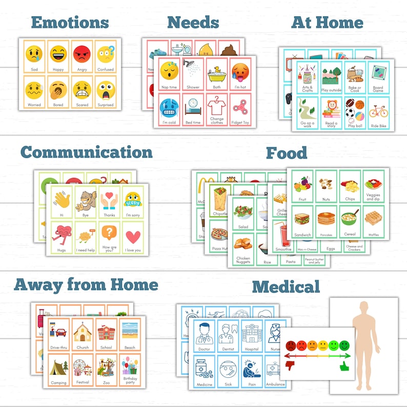 Communication Cards | Autism Communication | 136 Printable Autism ...