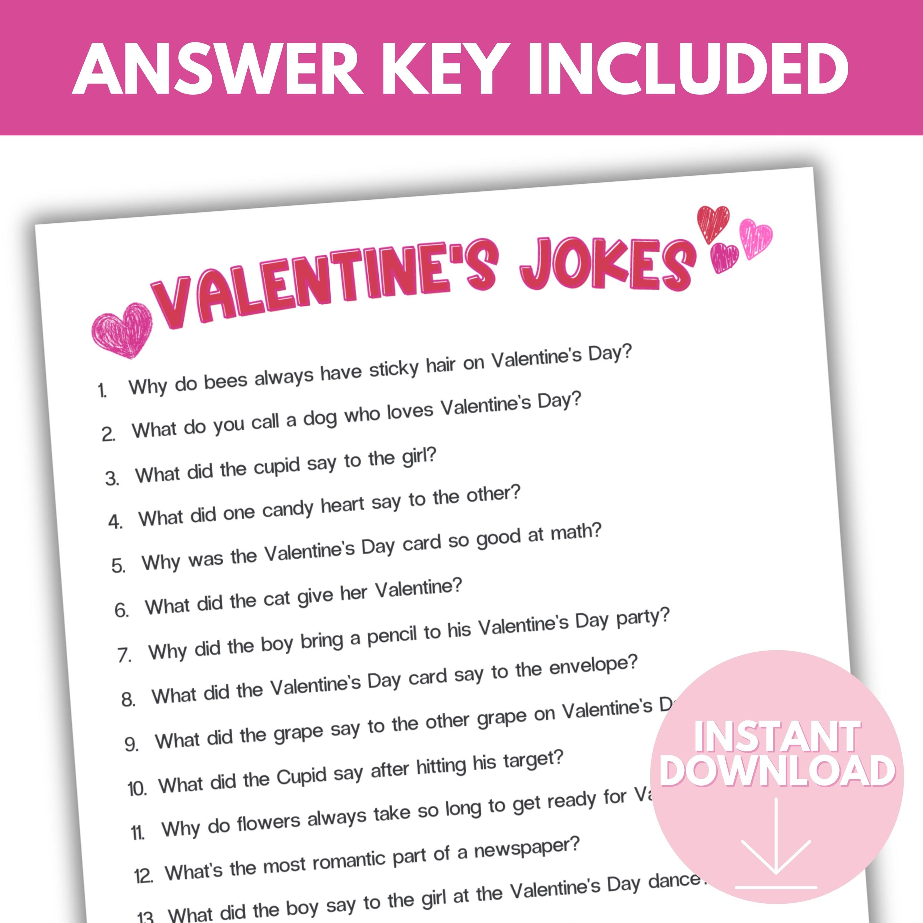 Valentines Day Jokes | Valentine's Jokes | Jokes for Kids | Classroom ...