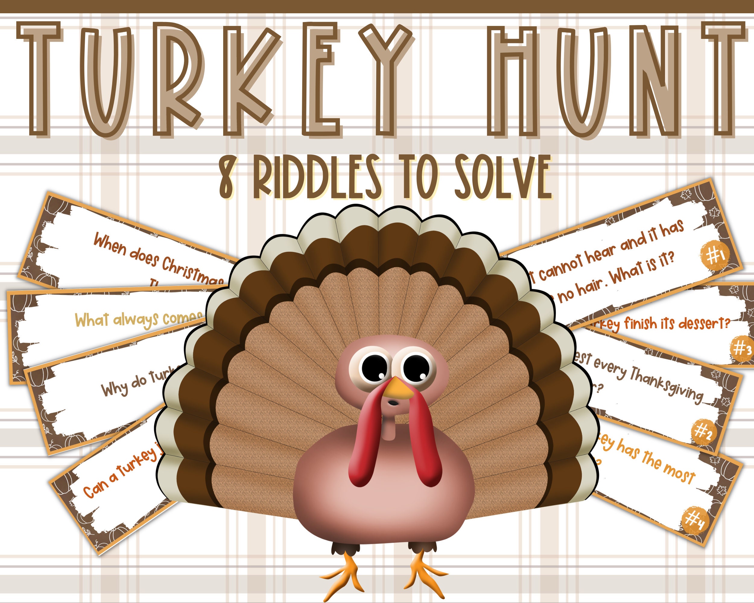 Thanksgiving Scavenger Hunt Turkey Scavenger Kids Thanksgiving ...