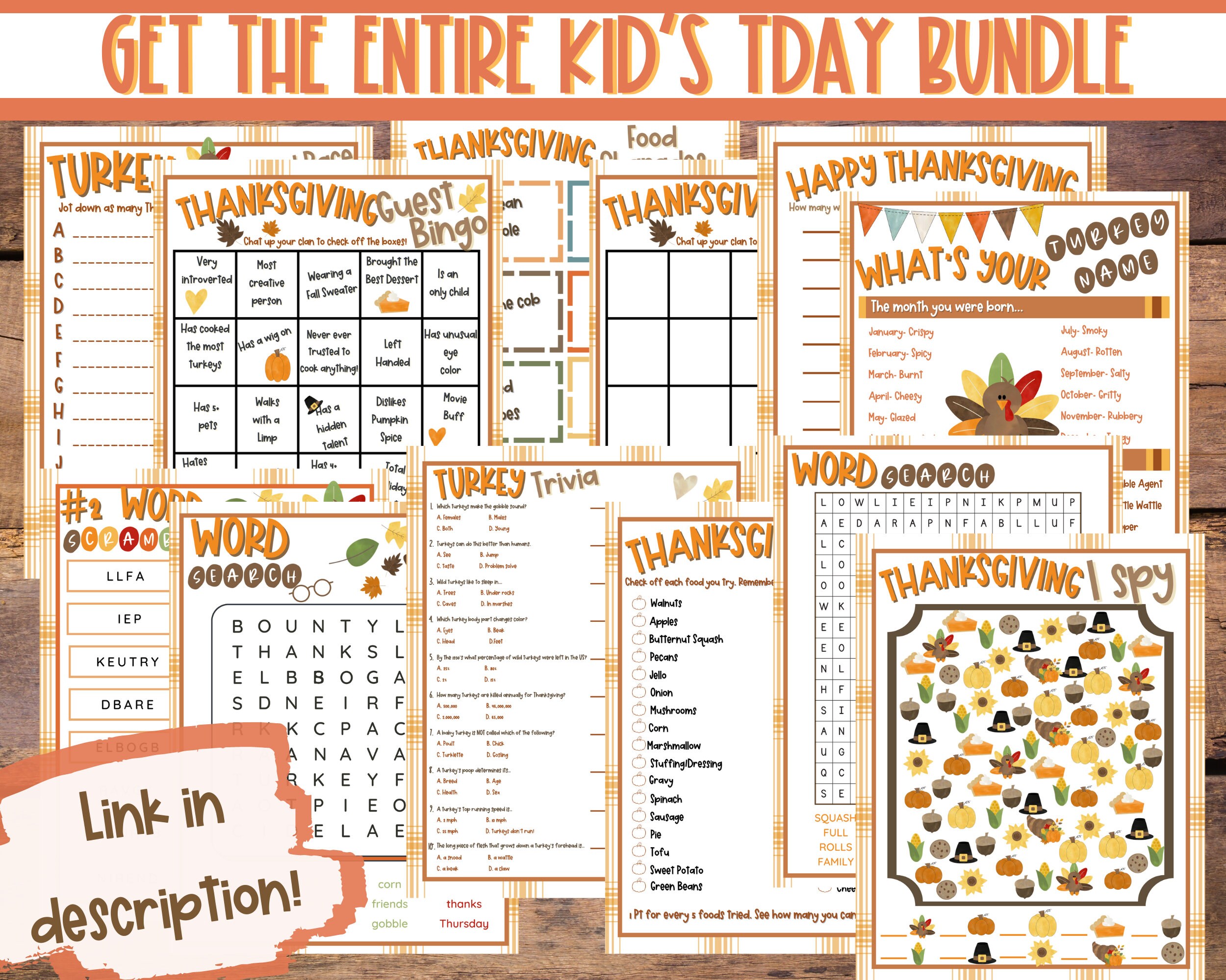 Thanksgiving Word Scramble | Thanksgiving Kid Games | Thanksgiving ...