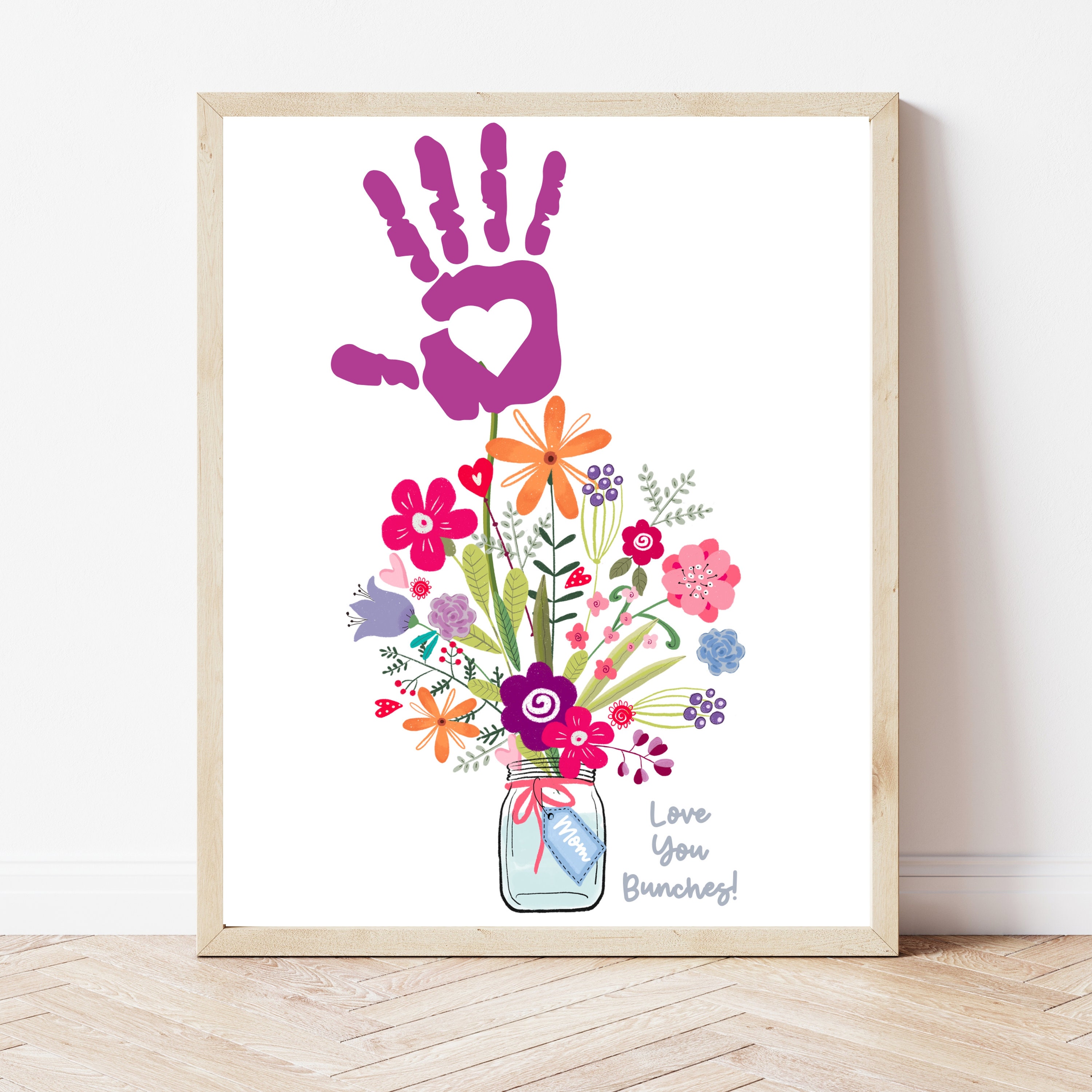 Mothers Day Handprint Handprint Art Handprint Craft Mothers Day ...