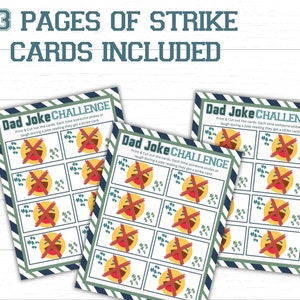 Father's Day Dad Joke Game | Printable Fathers Day Games | Dad Jokes ...