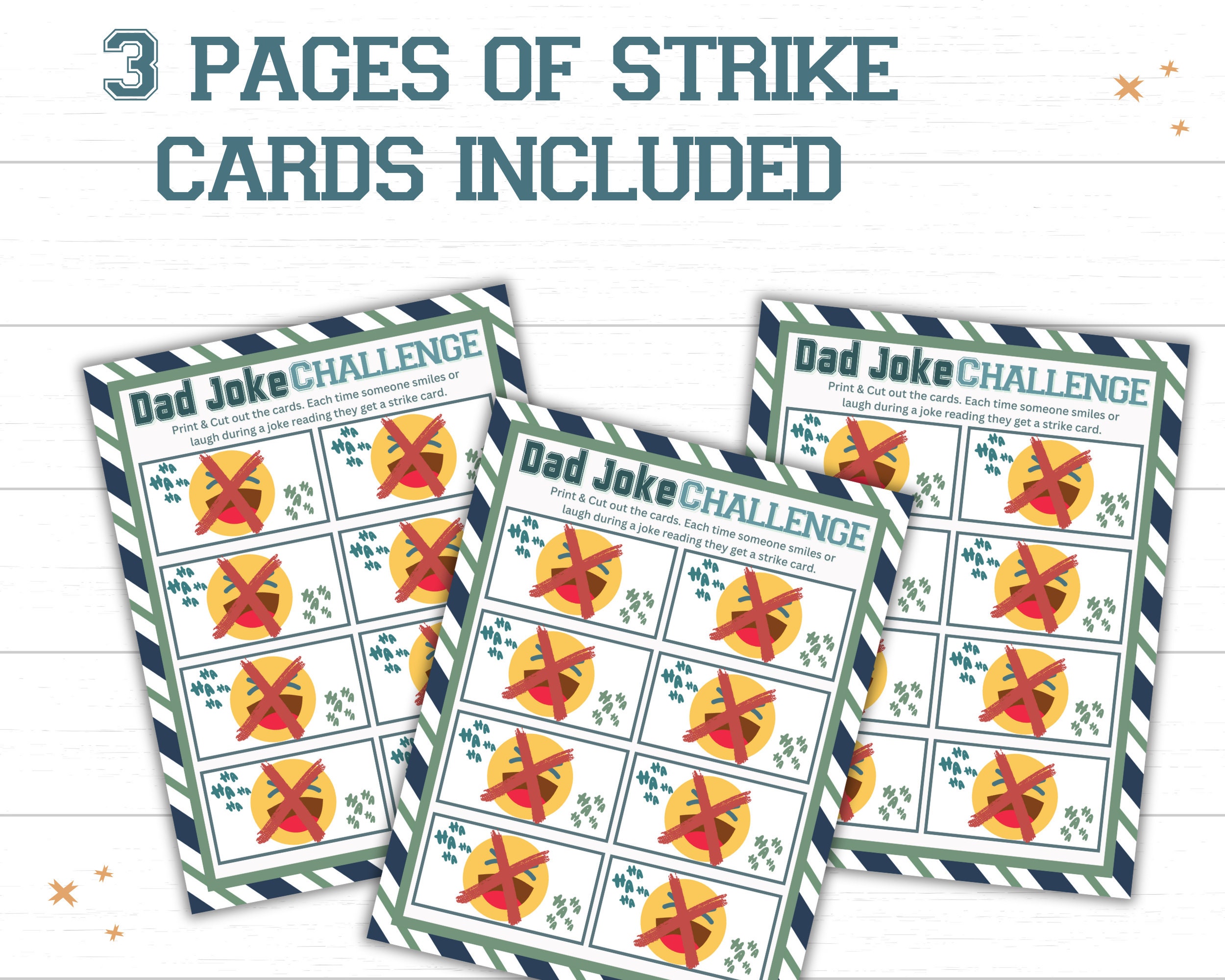 Father's Day Dad Joke Game | Printable Fathers Day Games | Dad Jokes ...