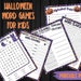 Printable Halloween Word Games, Halloween Word Scramble, Halloween Word ...