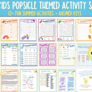 Kids Summer Activity Set | Kids Summer Games | Kid's Summer | Summer ...